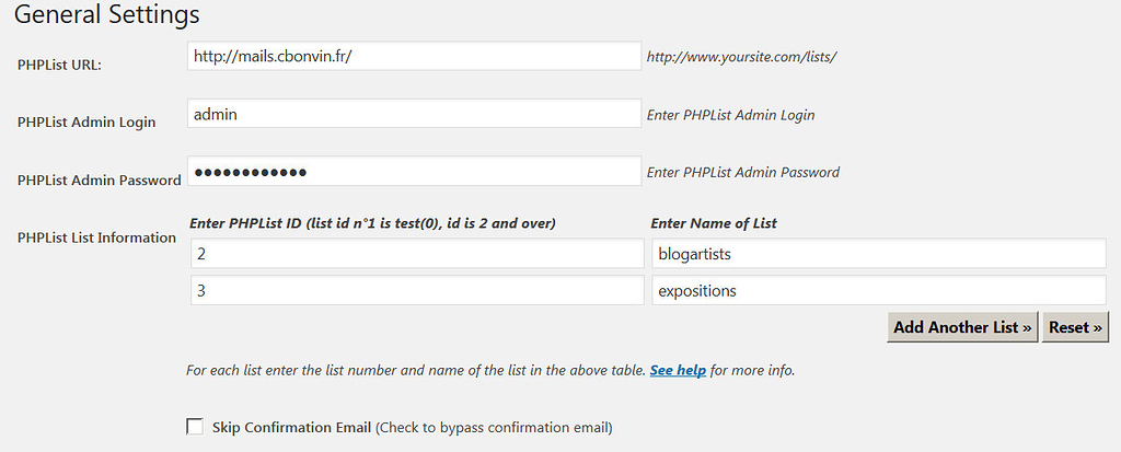 PHPList Wordpress Integration solved - 📚 Documentation - phpList Discuss